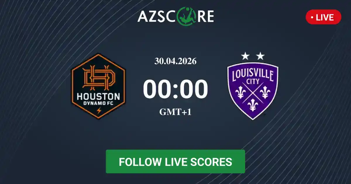Houston Dynamo vs Louisville City 29/04/2026 live score, H2H and stats ...
