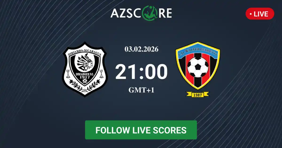 Diriangen vs Deportivo Walter Ferretti 03/02/2026 live score, H2H and ...