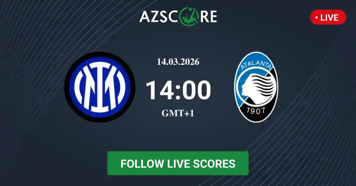 Inter vs Atalanta 14/03/2026 live score, H2H and stats - Football ...