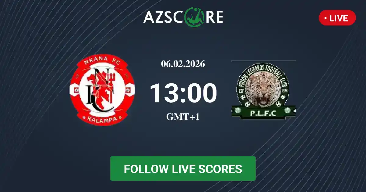 Nkana vs Prison Leopards 06/02/2026 live score, H2H and stats ...