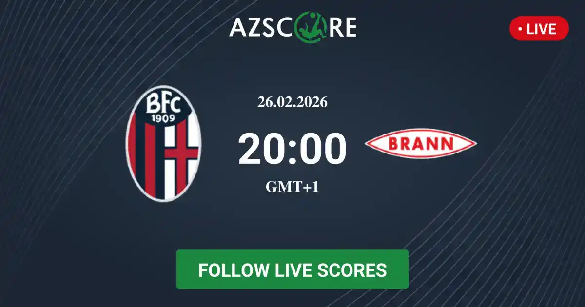 Bologna 1909 vs Brann 26/02/2026 live score, H2H and stats - Football ...
