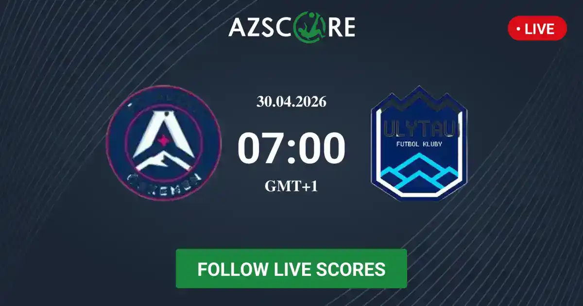 FC Altai Oskemen vs Ulytau FC 30/04/2026 live score, H2H and stats ...