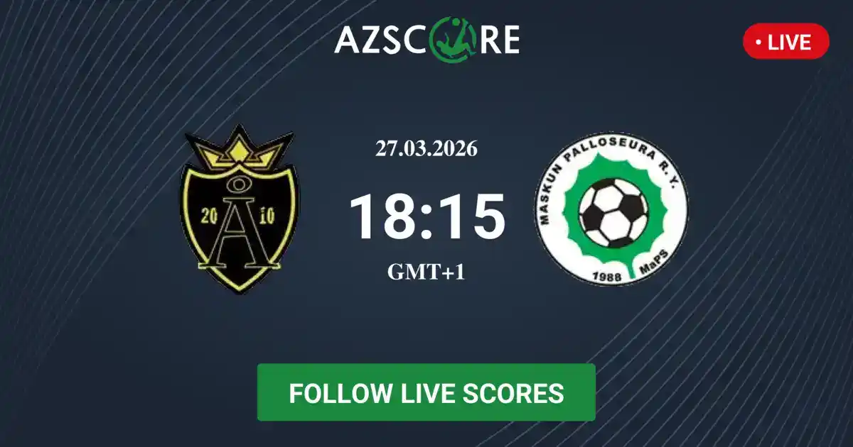 ACF vs MaPS Masku 27/03/2026 live score, H2H and stats - Football ...