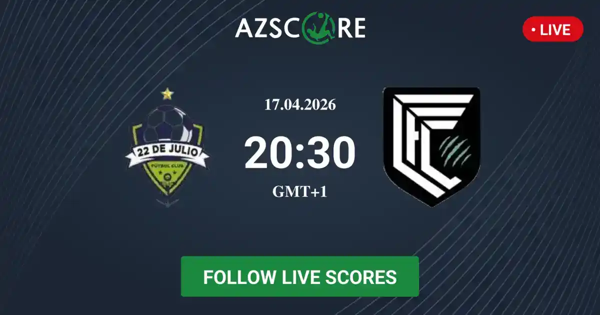 22 de Julio vs Cumbaya 17/04/2026 live score, H2H and stats - Football ...
