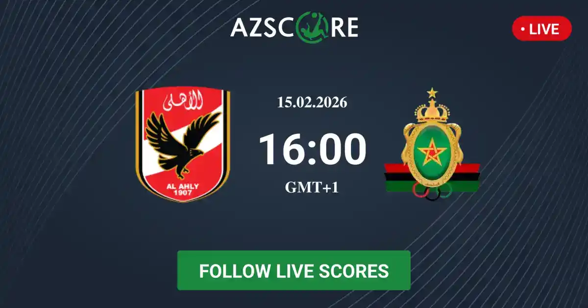Al Ahly Cairo vs FAR Rabat 15/02/2026 live score, H2H and stats ...