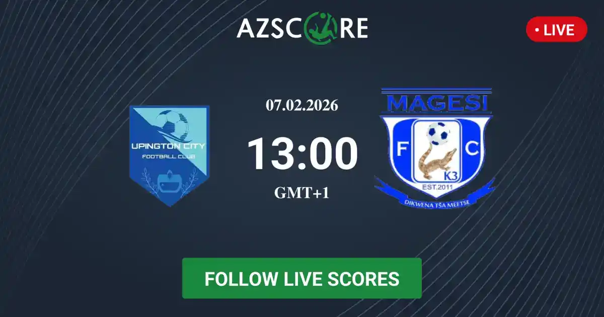 Upington City FC vs Magesi FC 07/02/2026 live score, H2H and stats ...