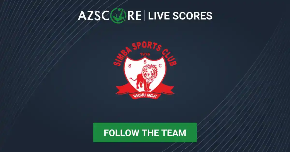 Simba SC score today - Simba SC latest score - Tanzania ⊕ azscore.com