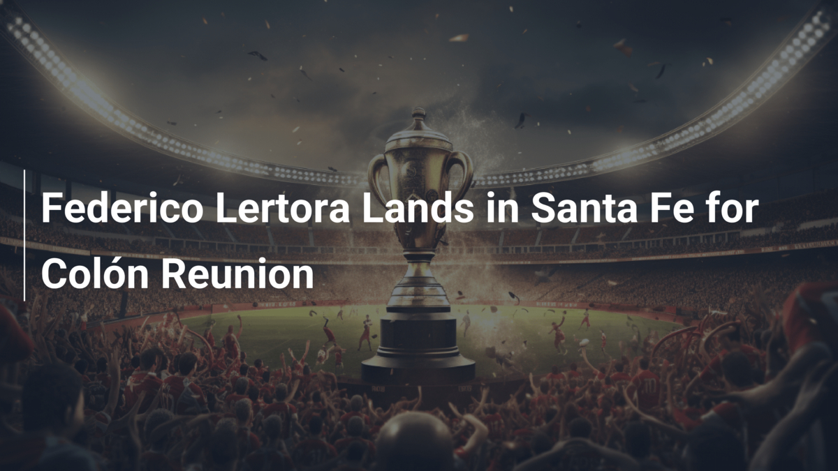Federico Lertora Lands in Santa Fe for Colón Reunion - footboom1.com