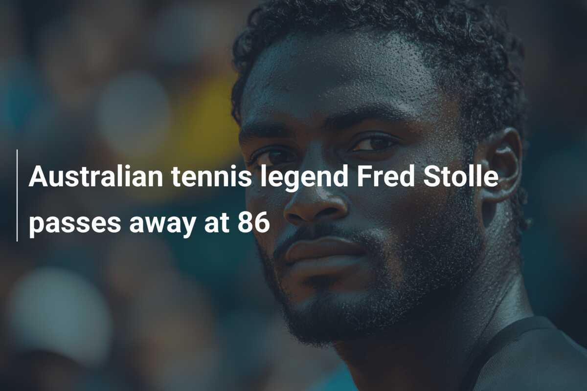 Australian tennis legend Fred Stolle passes away at 86 - footboom1.com