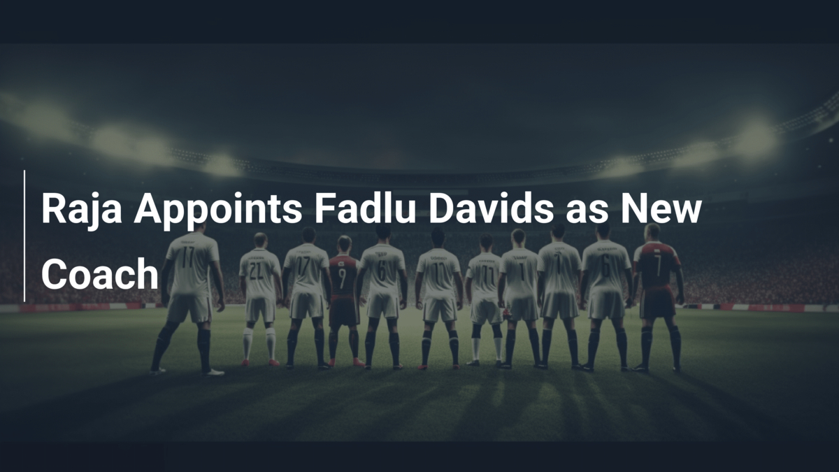 Raja nomme Fadlu Davids comme nouvel entraîneur - footboom1.com