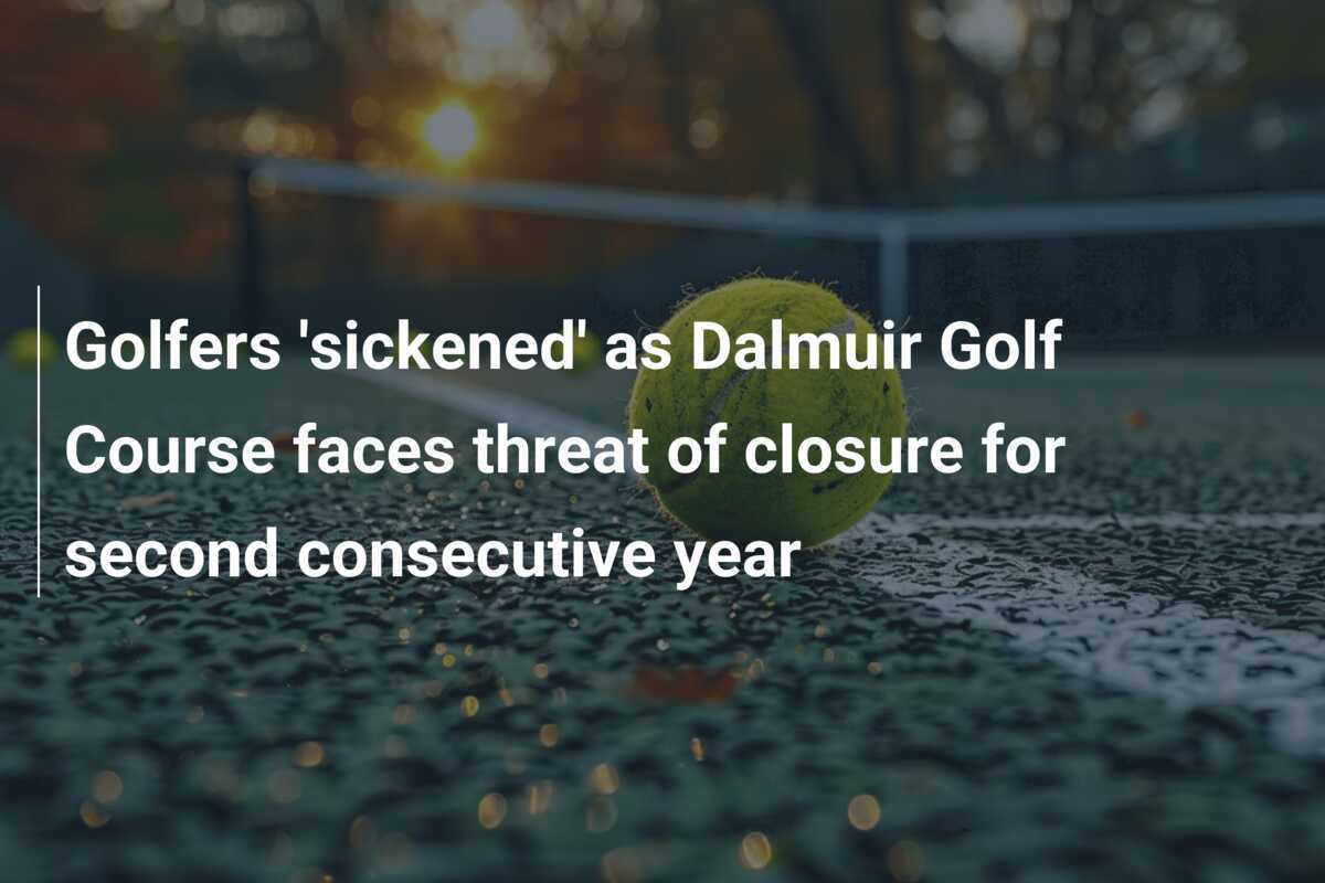 Golfistas alarmados com ameaça de fechamento do Dalmuir Golf Course ...