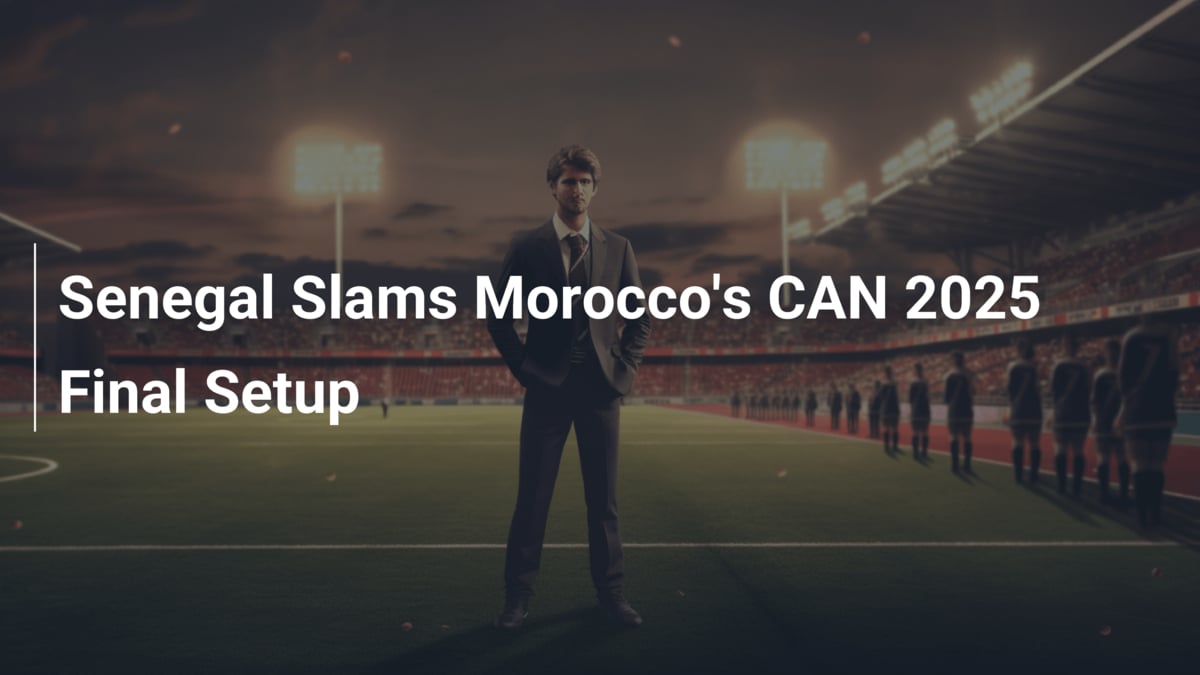 Senegal Slams Morocco's CAN 2025 Final Setup - footboom1.com