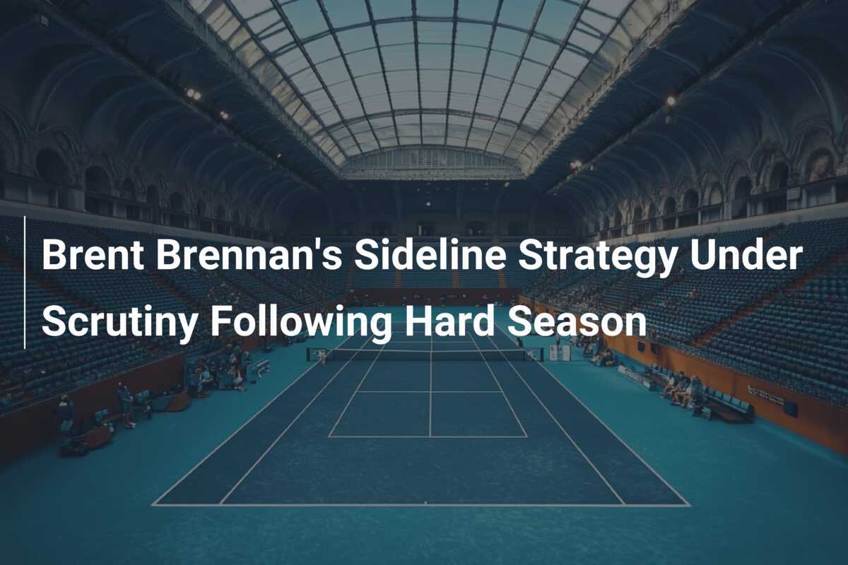 Brent Brennan's Sideline Strategy Under Scrutiny Following Hard Season - footboom1.com
