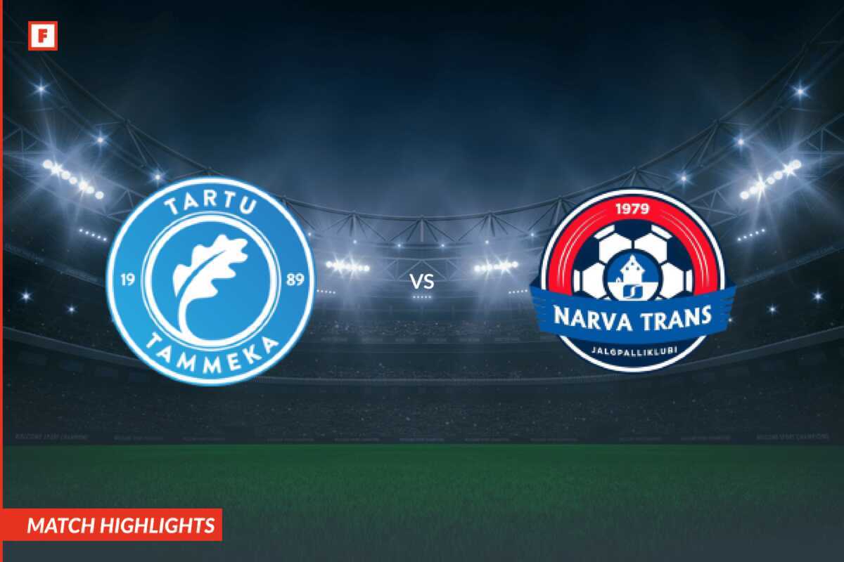 Tammeka Tartu - JK Trans Narva tore und höhepunkte - footboom1.com