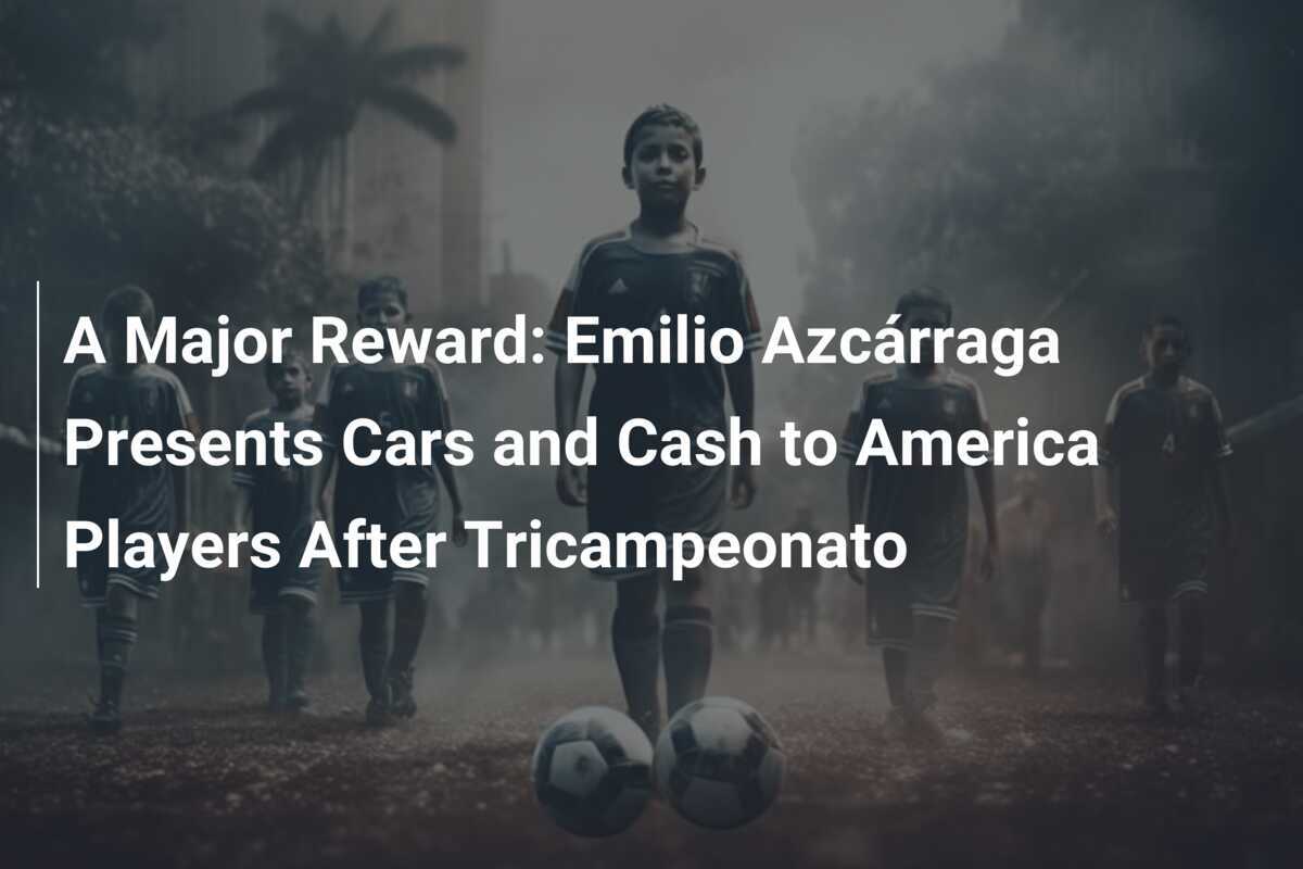 A Major Reward: Emilio Azcárraga Presents Cars and Cash to America ...