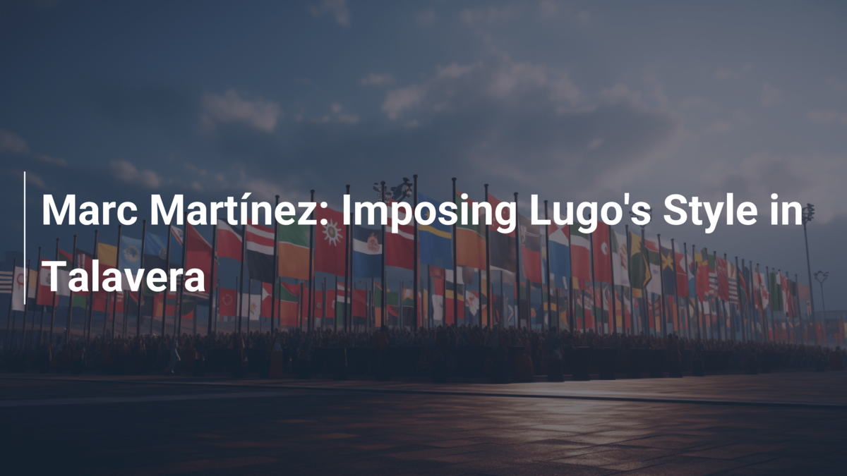 Marc Martínez: Impone lo Stile di Lugo a Talavera - footboom1.com