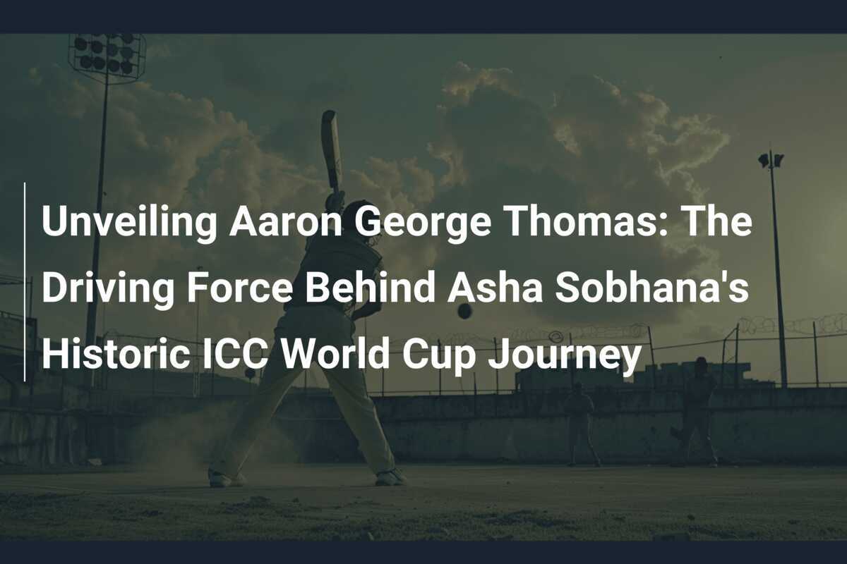 Unveiling Aaron George Thomas: The Driving Force Behind Asha Sobhana's ...