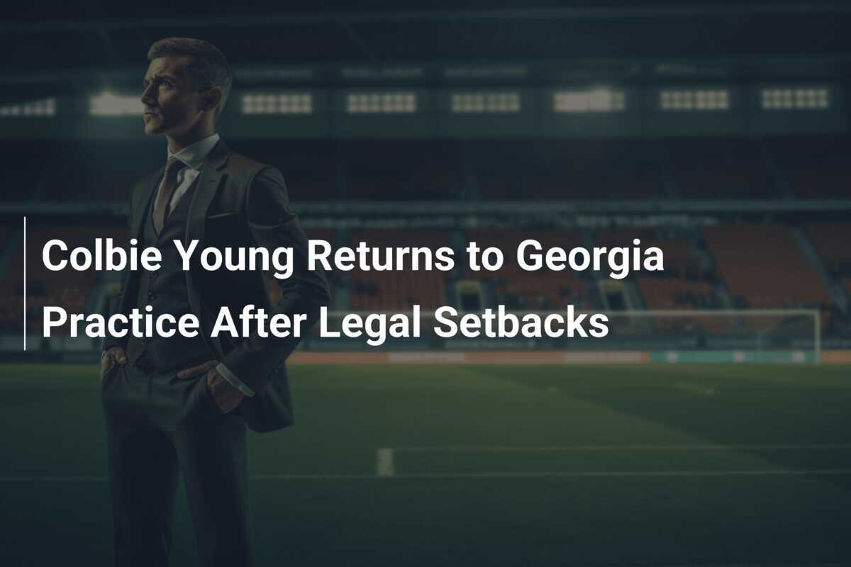 Colbie Young Regresa al Entrenamiento en Georgia Tras Problemas Legales ...