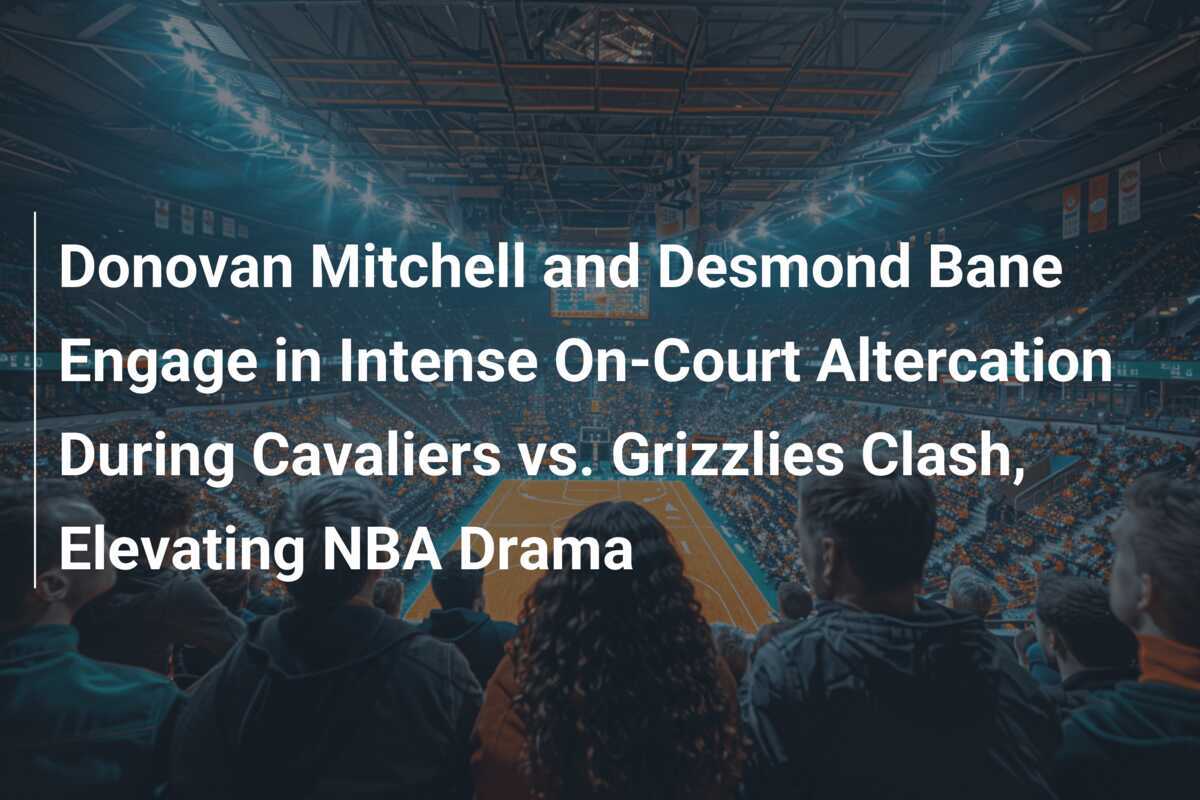 Donovan Mitchell und Desmond Bane geraten während des Duells der ...