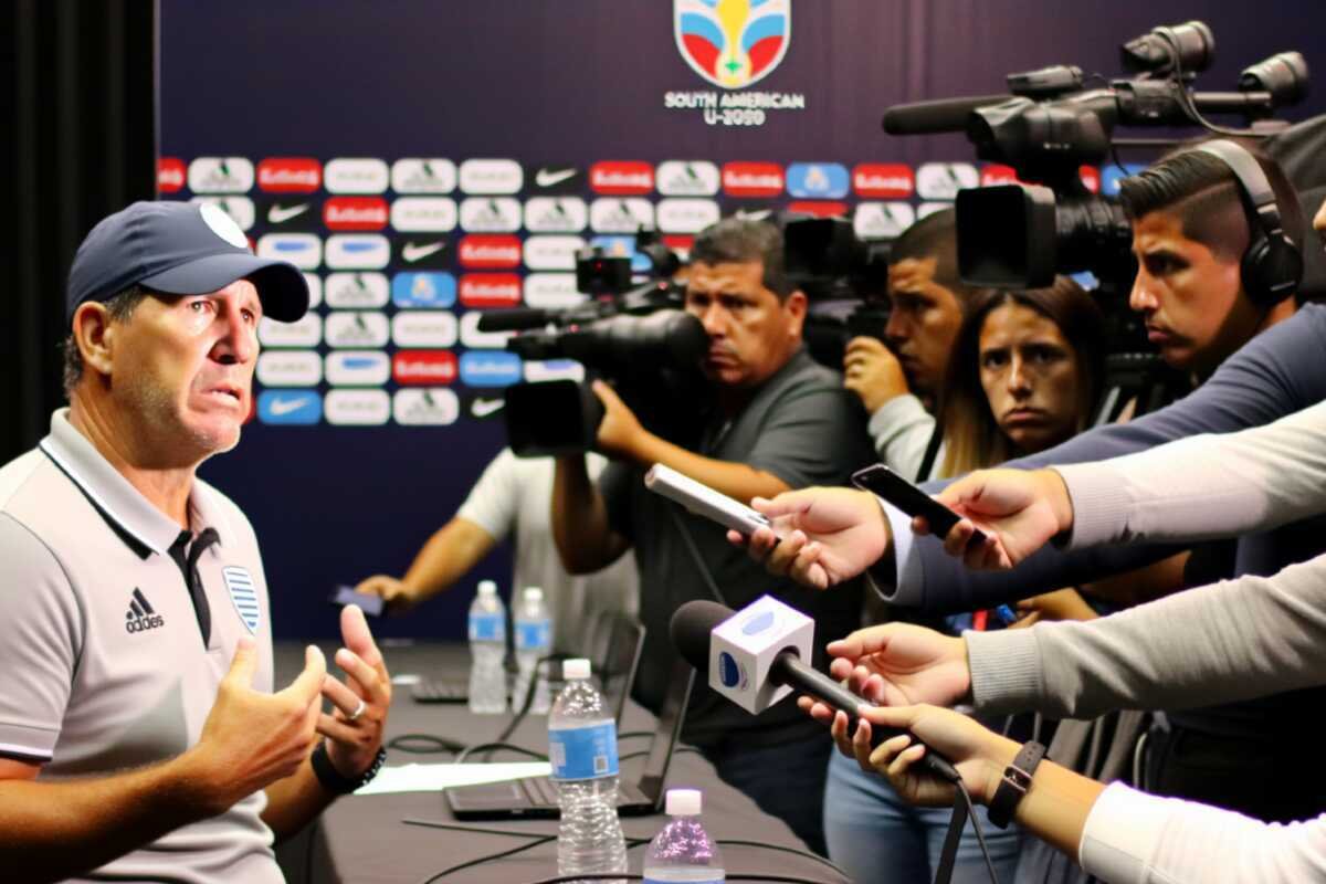 Aldo Duscher enfrentas a la prensa tras la derrota 0-6 ante Uruguay ...