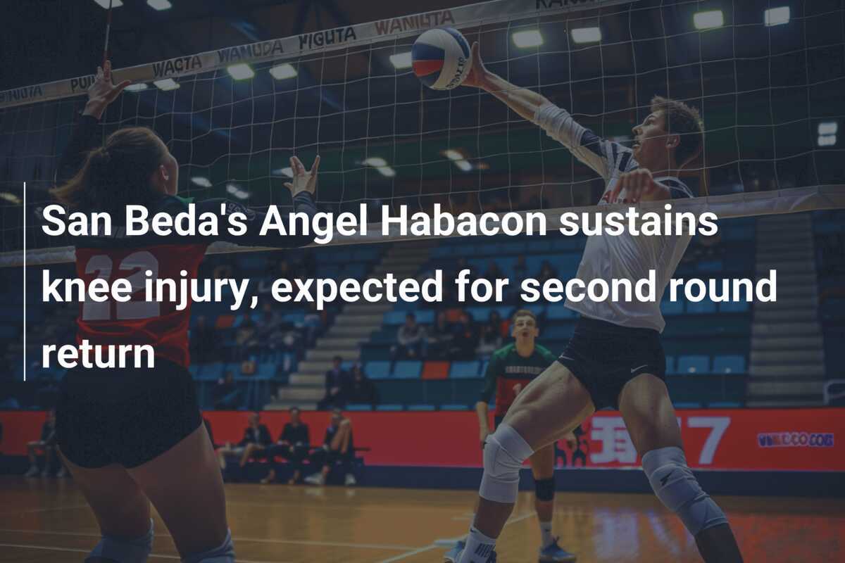 San Beda's Angel Habacon sustains knee injury, expected for second ...