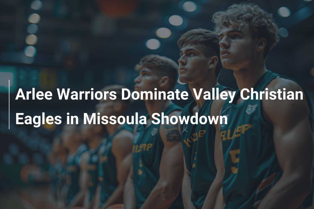 Arlee Warriors Dominam Valley Christian Eagles em Confronto em Missoula ...