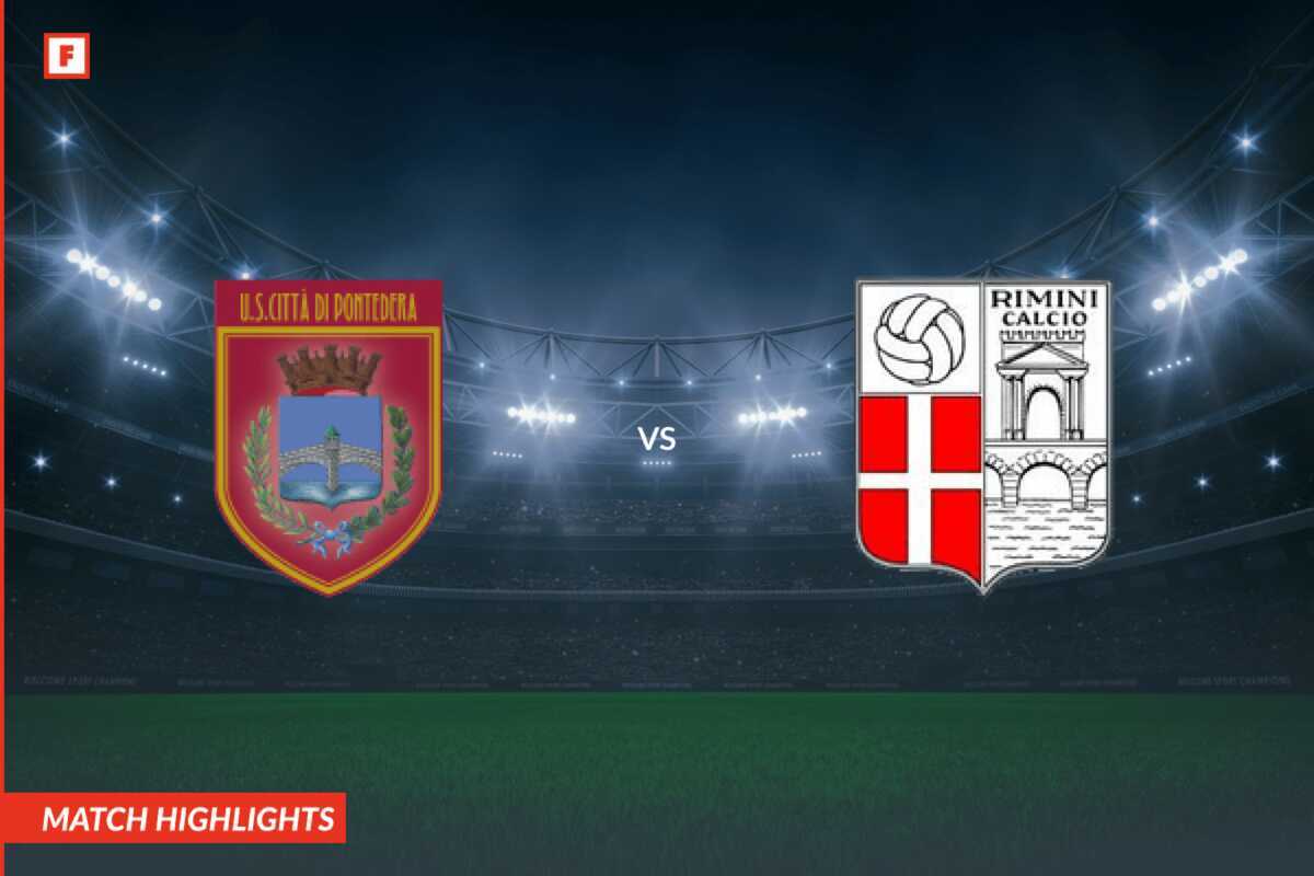 Città di Pontedera - Rimini FC 1912 gol e momenti salienti - footboom1.com