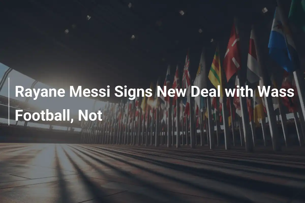 Rayane Messi firma un contrato clave con Wasserman Football para ...