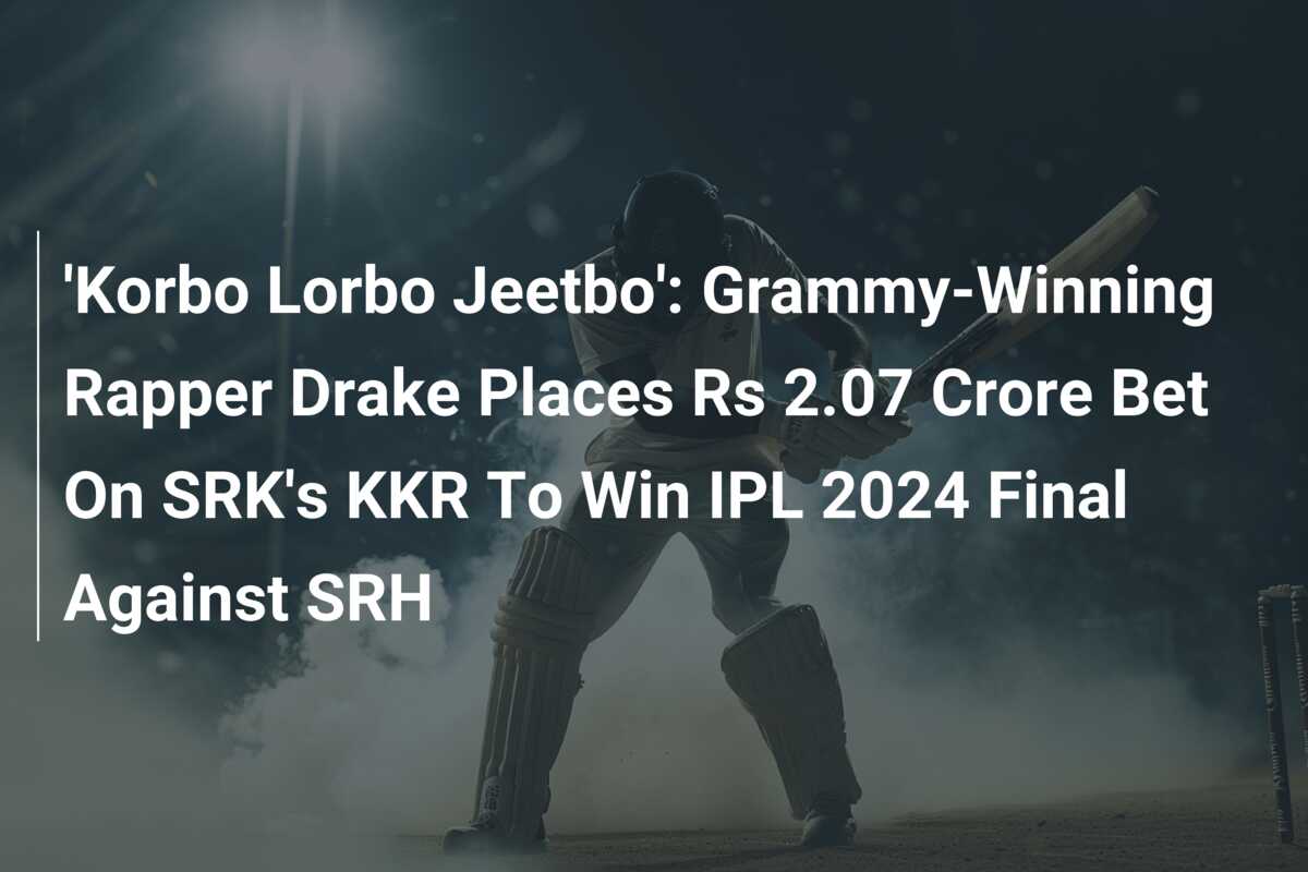 ‘Korbo Lorbo Jeetbo’: Grammy-Winning Rapper Drake Places Rs 2.07 Crore ...