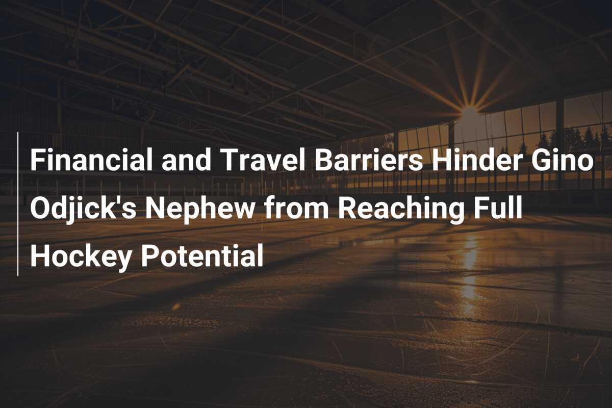 Financial and Travel Barriers Hinder Gino Odjick's Nephew from Reaching ...
