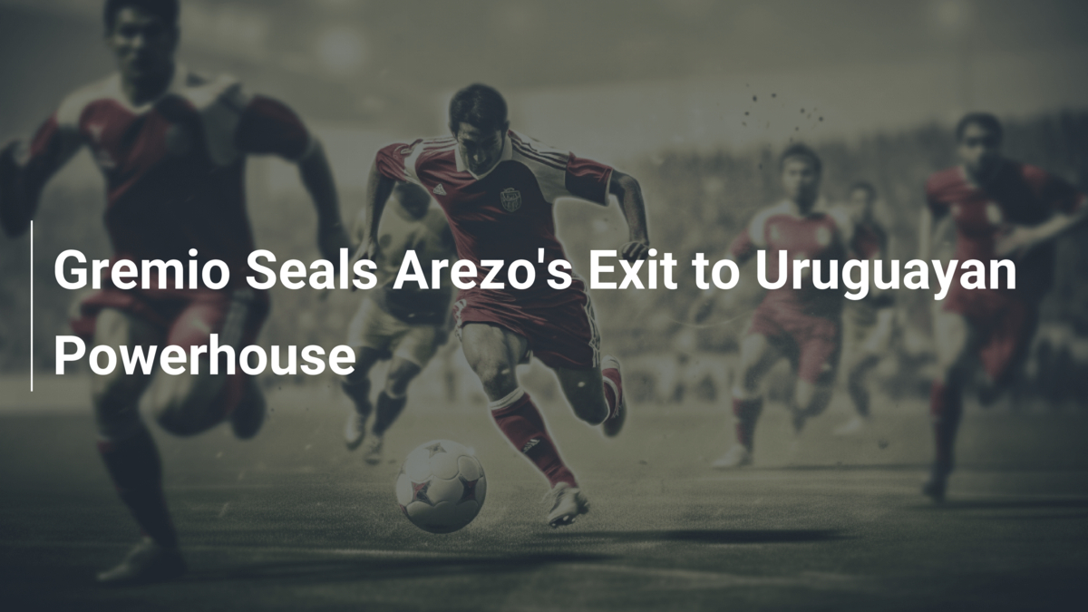 Gremio officialise le départ d'Arezo pour Peñarol - footboom1.com