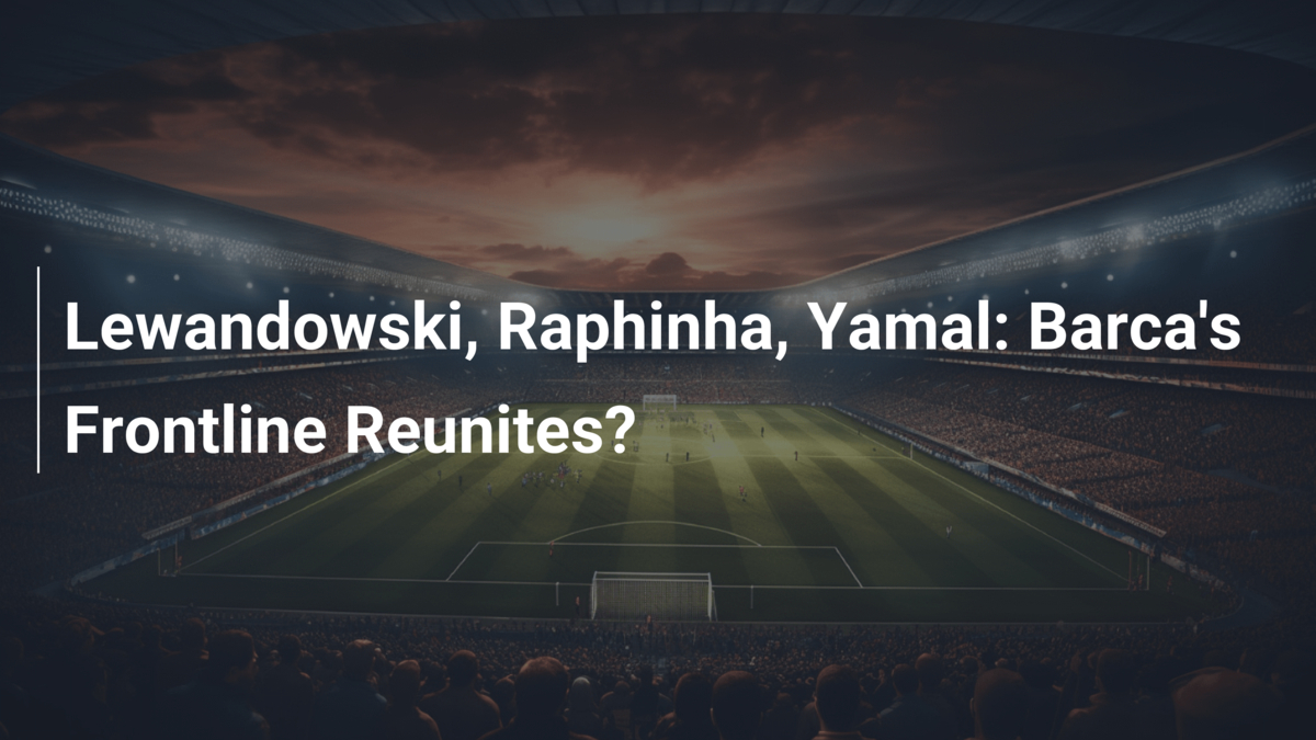 Lewandowski, Raphinha, Yamal : Le trio de Barcelone se reforme ...