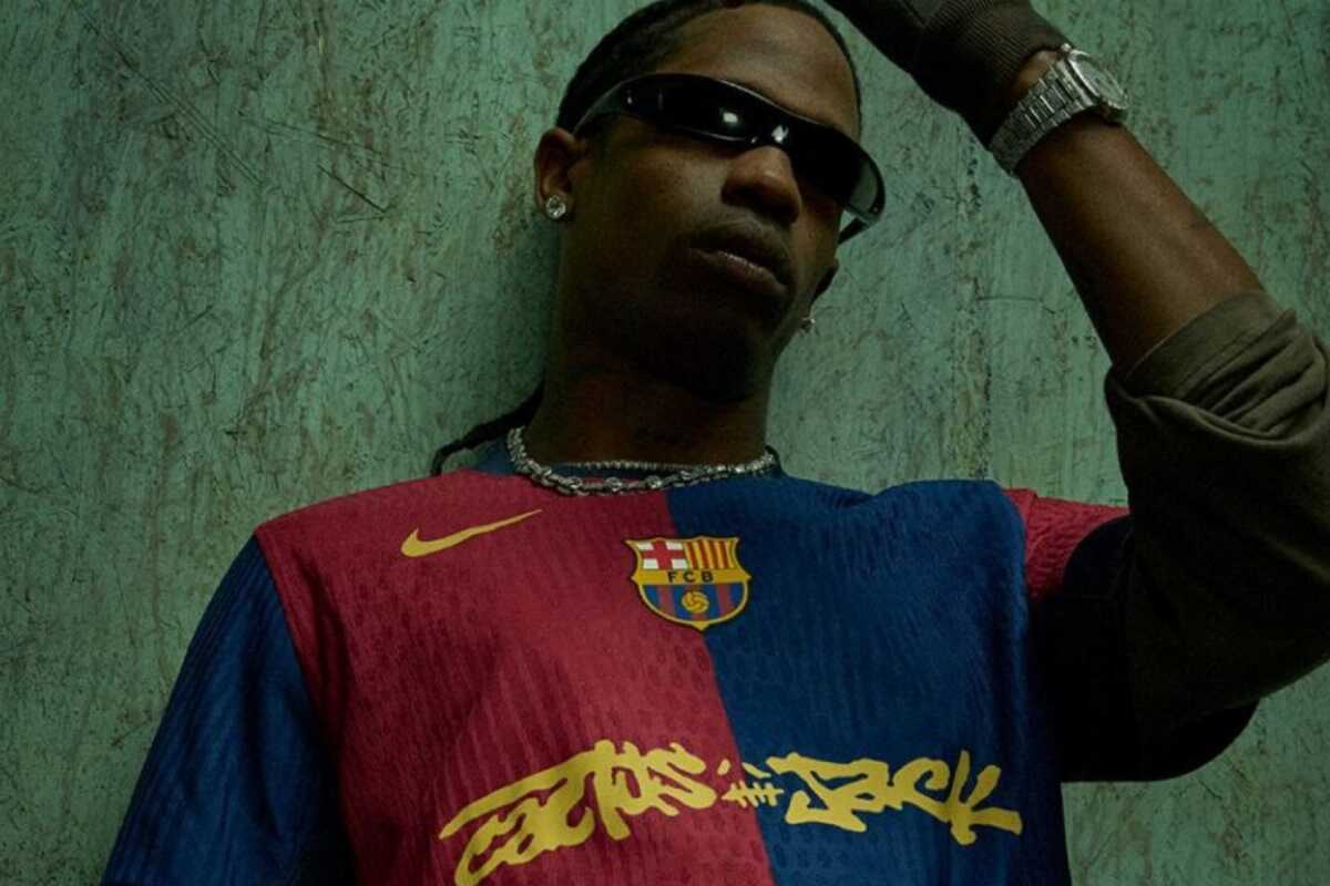 Travis Scott Designs Special Barcelona Kit for Upcoming El Clásico ...