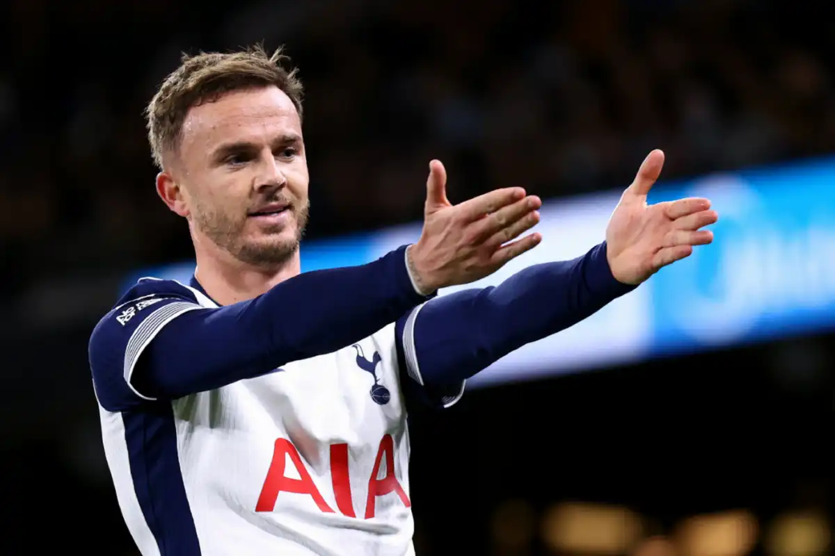 James Madison de Tottenham attend des jumeaux pour la deuxième fois ...
