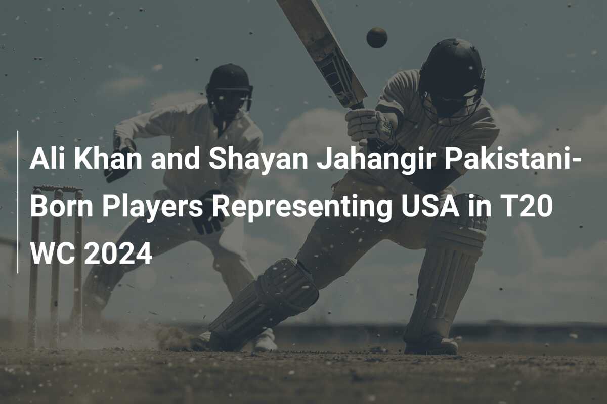 Ali Khan en Shayan Jahangir, in Pakistan geboren spelers ...