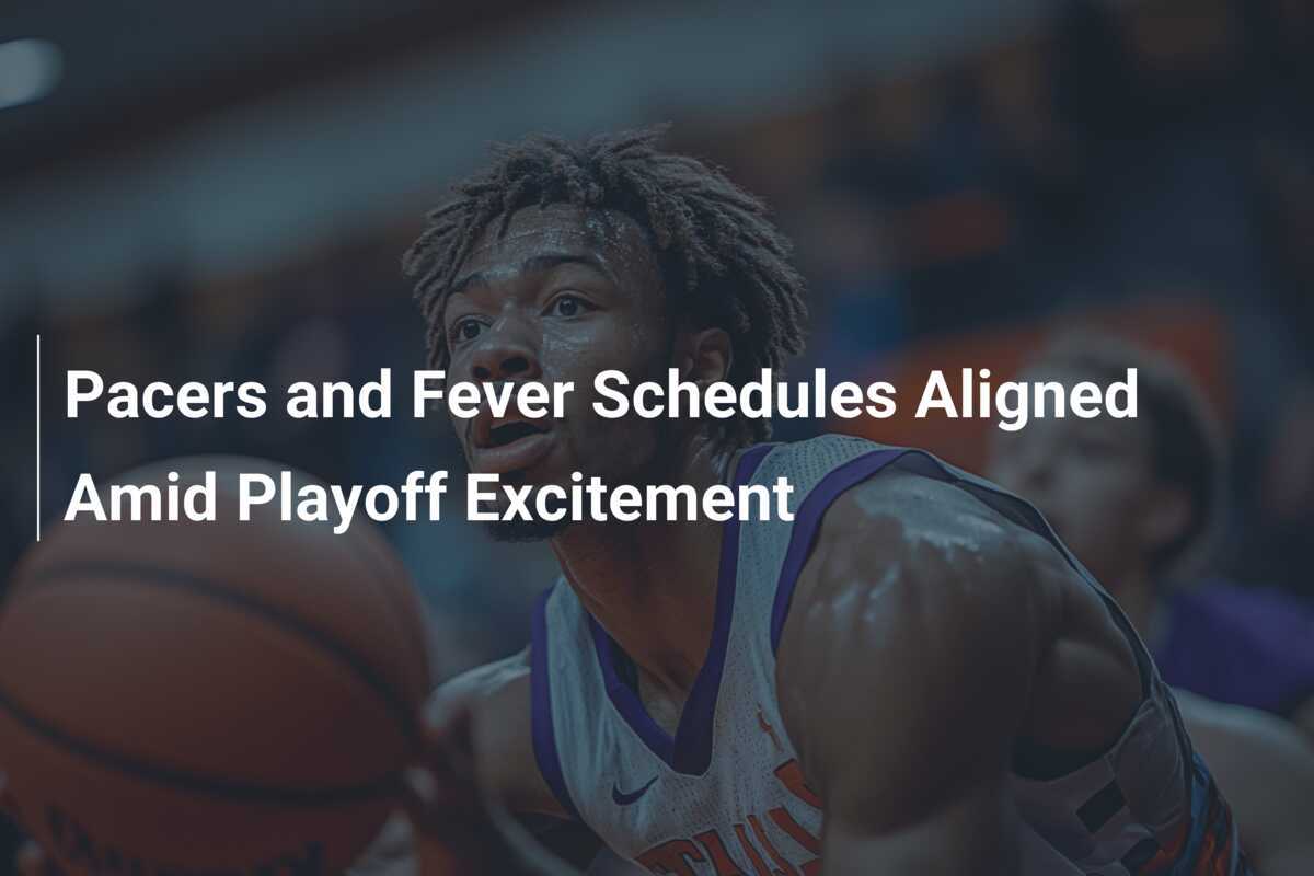 Pacers e Fever: Emoção e Sincronia na Temporada de Playoffs - footboom1.com