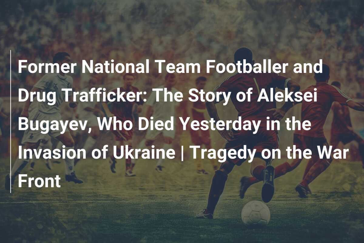 Ehemaliger Nationalspieler und Drogenschmuggler: Die Geschichte von ...