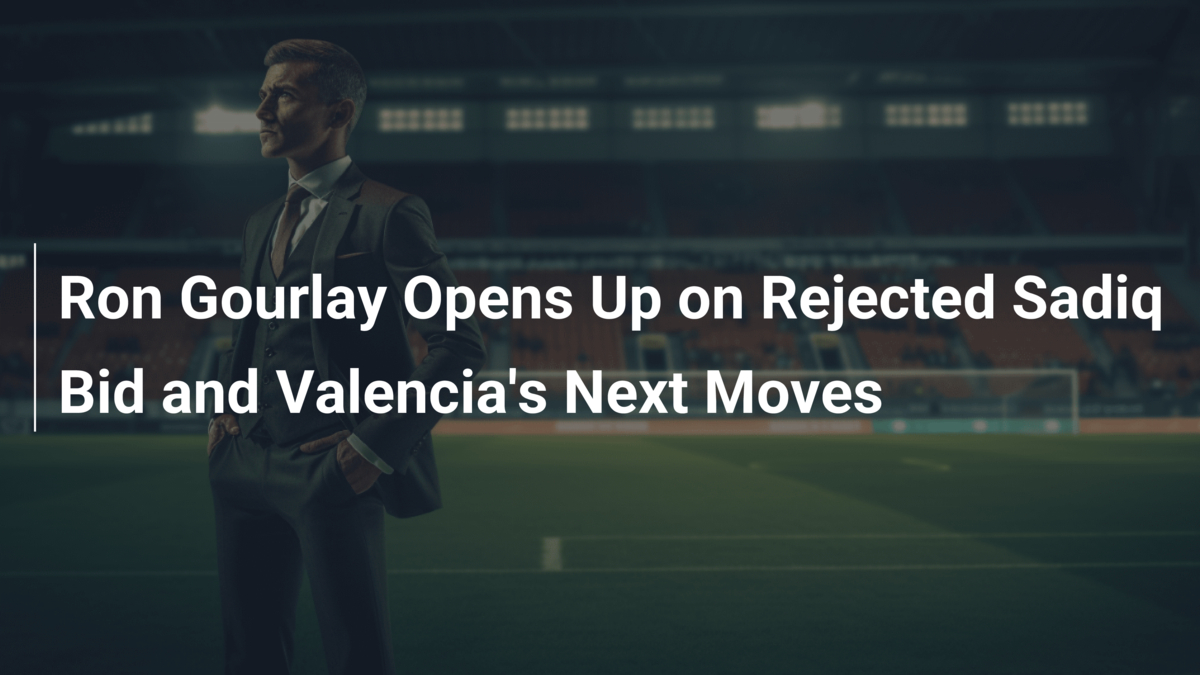 Ron Gourlay révèle l'échec du transfert de Sadiq et les plans ambitieux ...