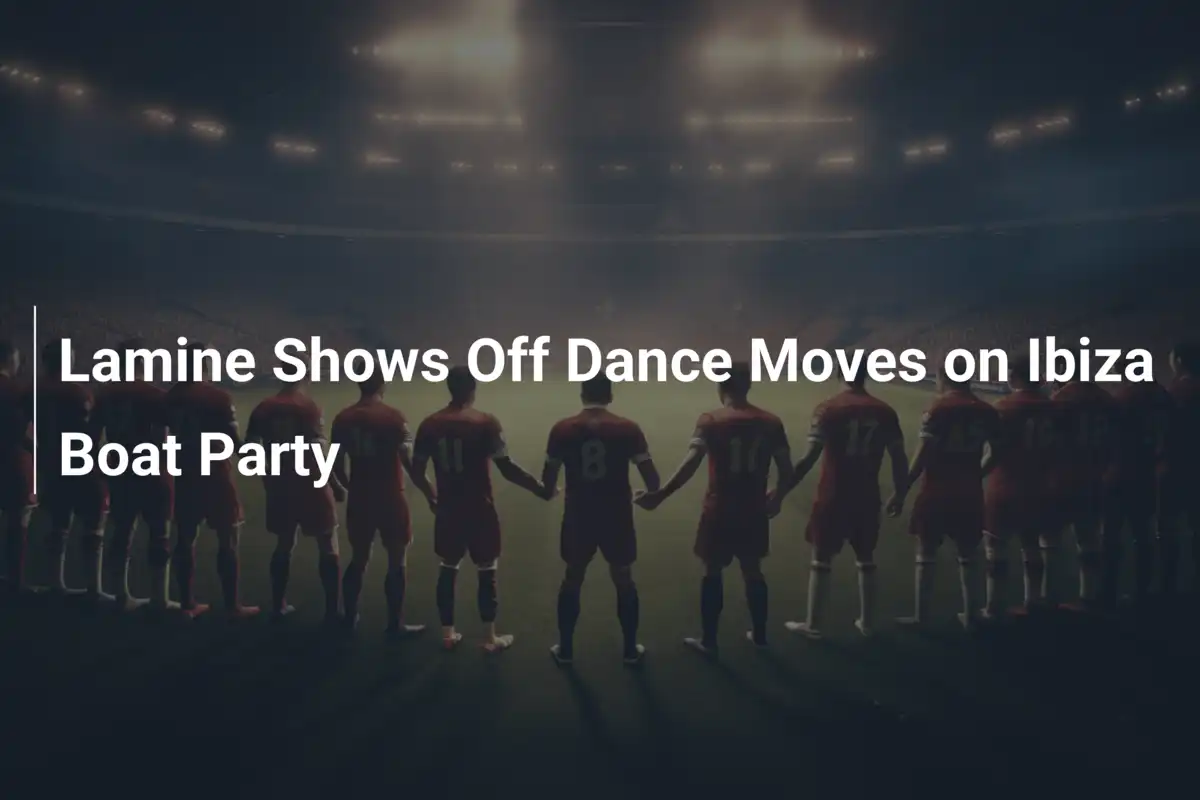 Lamine Shows Off Dance Moves on Ibiza Boat Party - footboom1.com