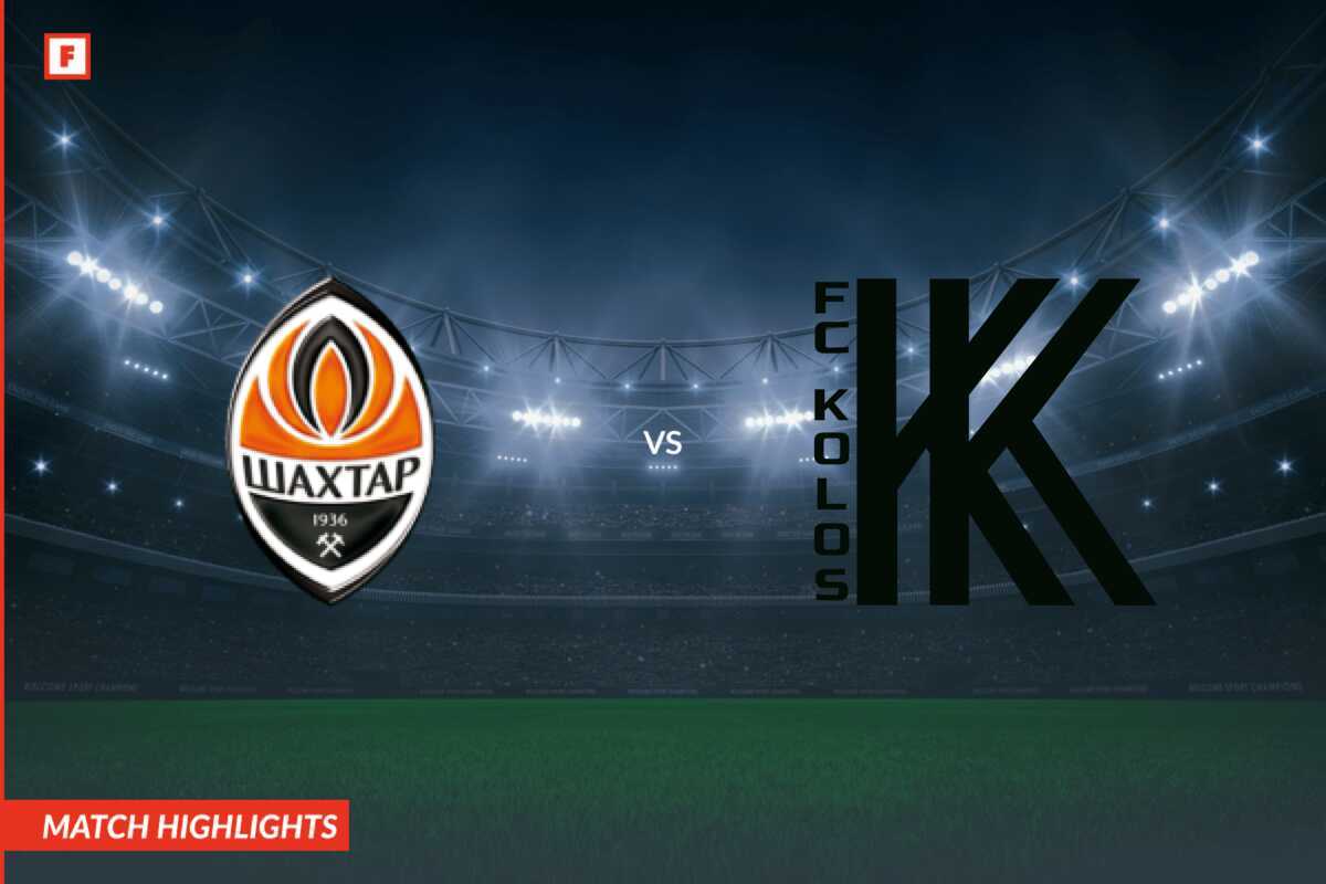 Shakhtar Donetsk - Kolos-Kovalivka buts et temps forts - footboom1.com