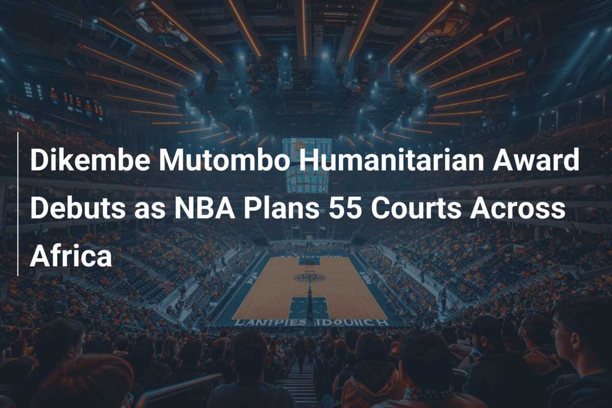 Dikembe Mutombo Humanitarian Award feiert Debüt: NBA plant 55 ...