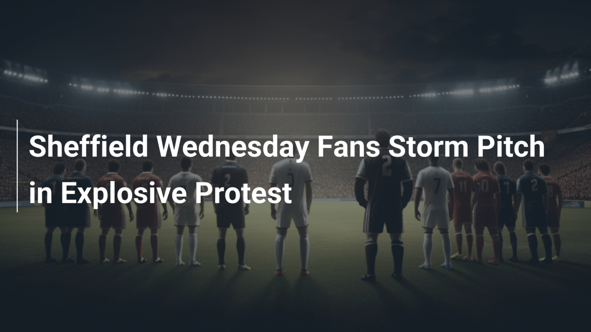 Sheffield Wednesday Fans Storm Pitch in Explosive Protest - footboom1.com