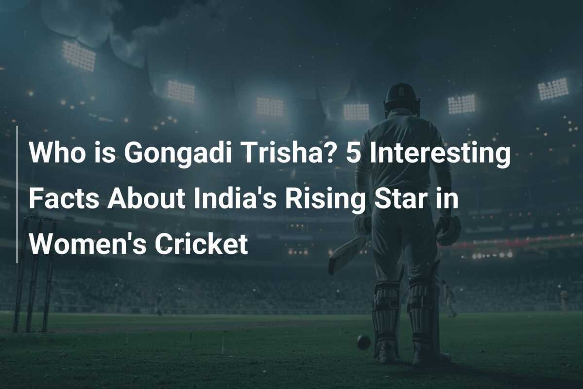 Wie is Gongadi Trisha? 5 Interessante Feiten Over India's Opkomende ...