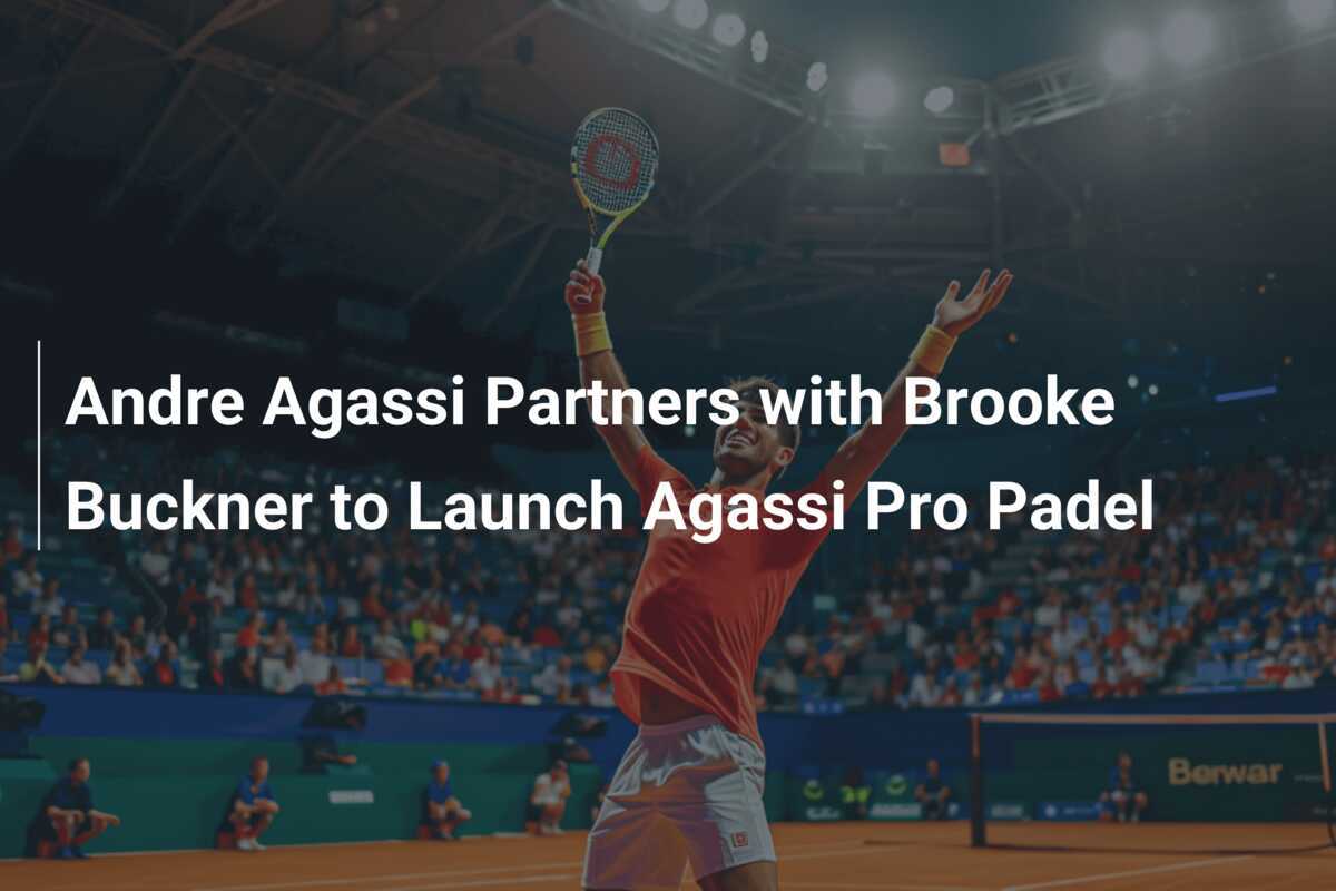 Andre Agassi kooperiert mit Brooke Buckner zur Einführung von Agassi ...