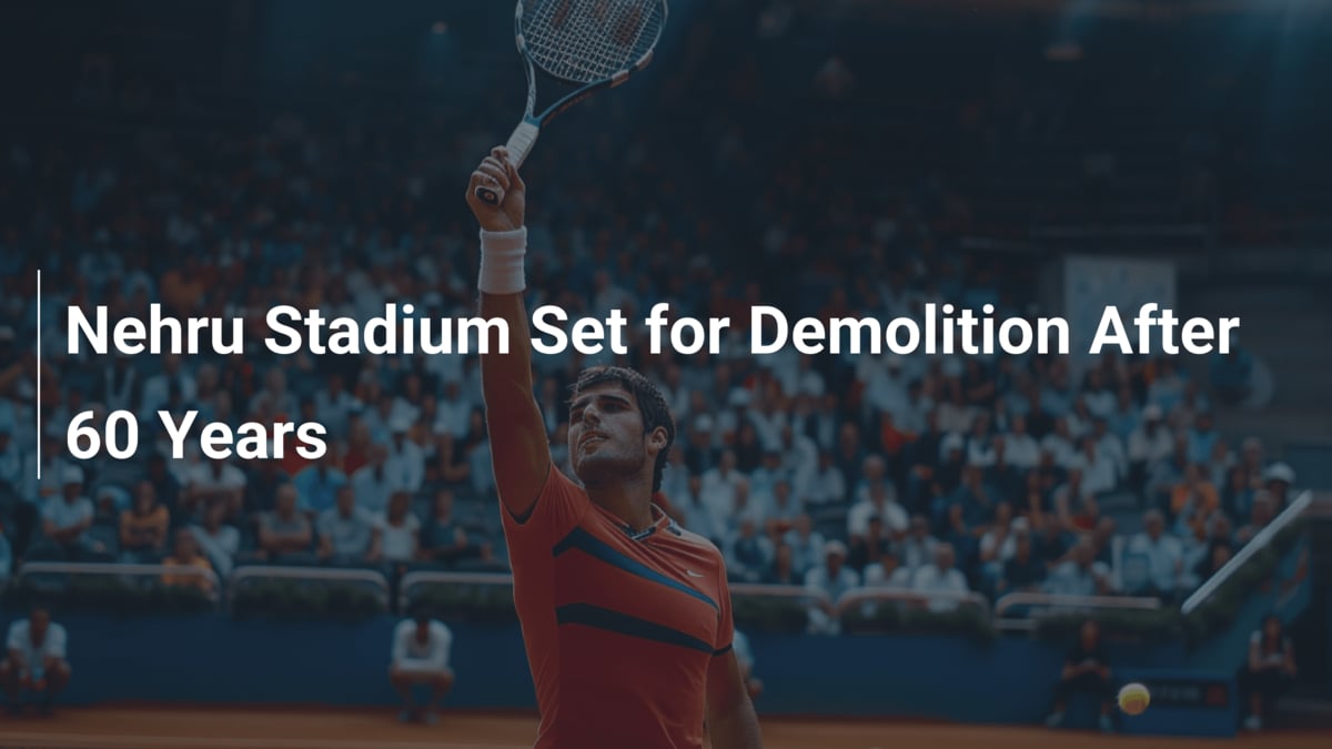 Nehru Stadium Set for Demolition After 60 Years - footboom1.com