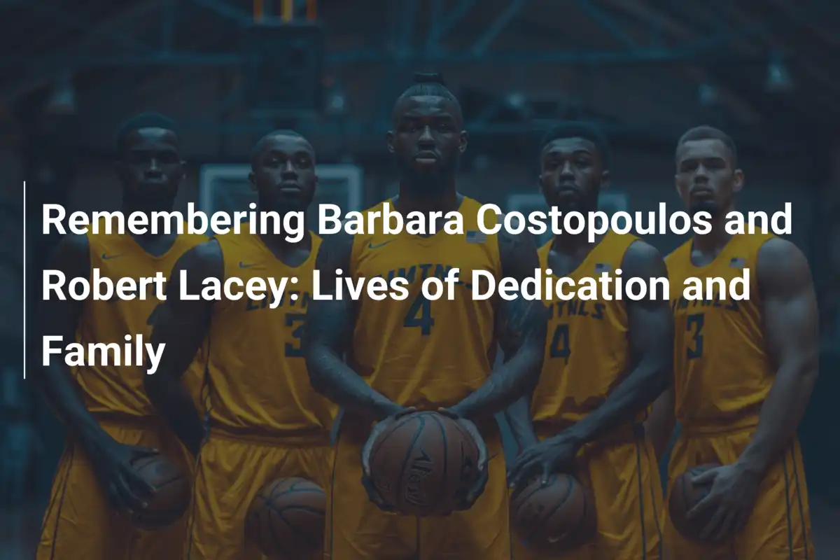 Recordando a Barbara Costopoulos y Robert Lacey: Vidas de entrega y ...