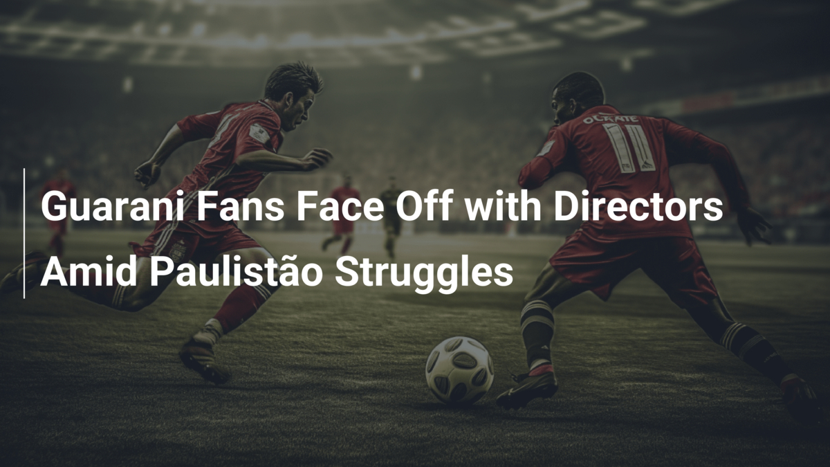 Les supporters de Guarani affrontent les dirigeants face aux ...