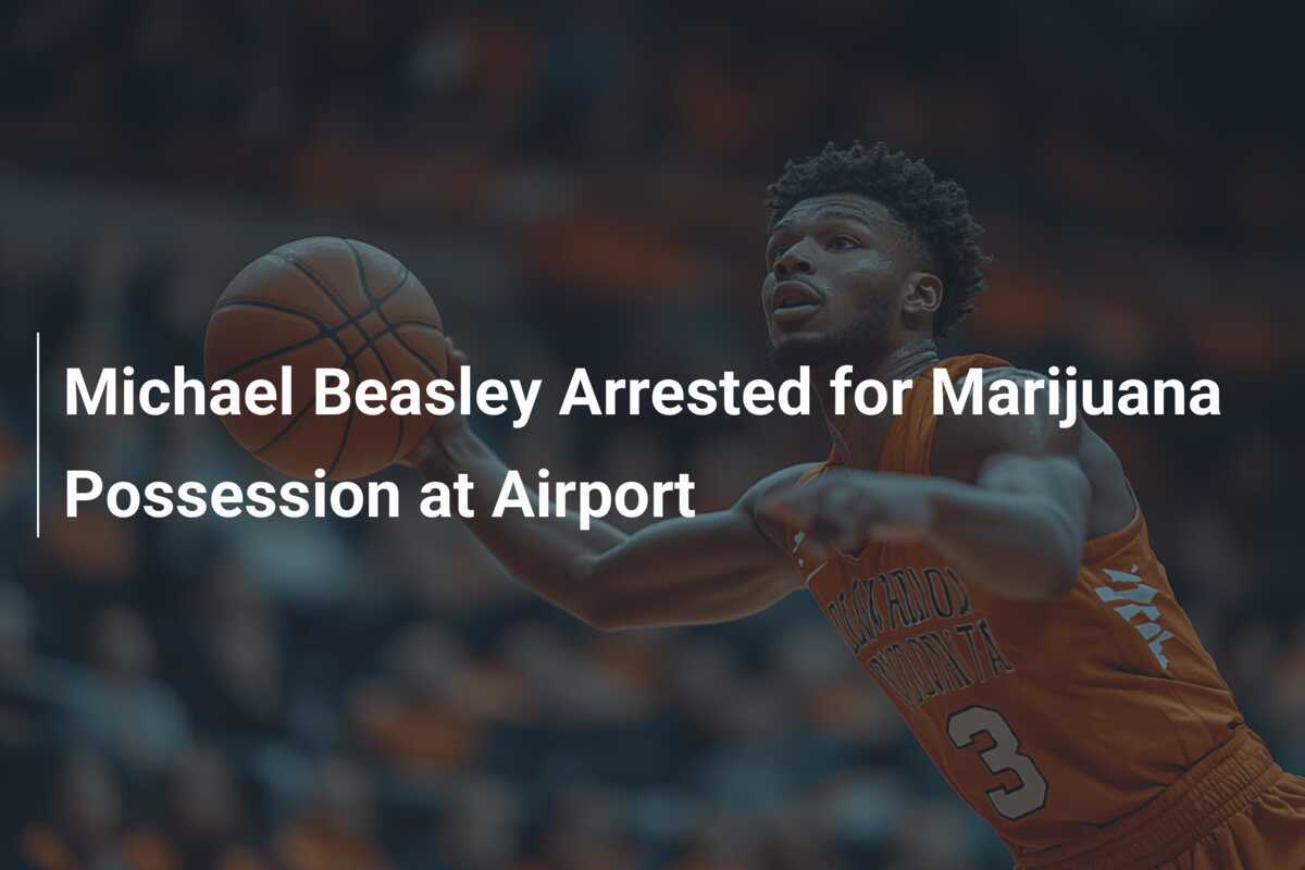 Michael Beasley preso por posse de maconha no aeroporto - footboom1.com
