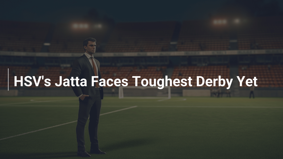 HSV's Jatta Faces Toughest Derby Yet - footboom1.com