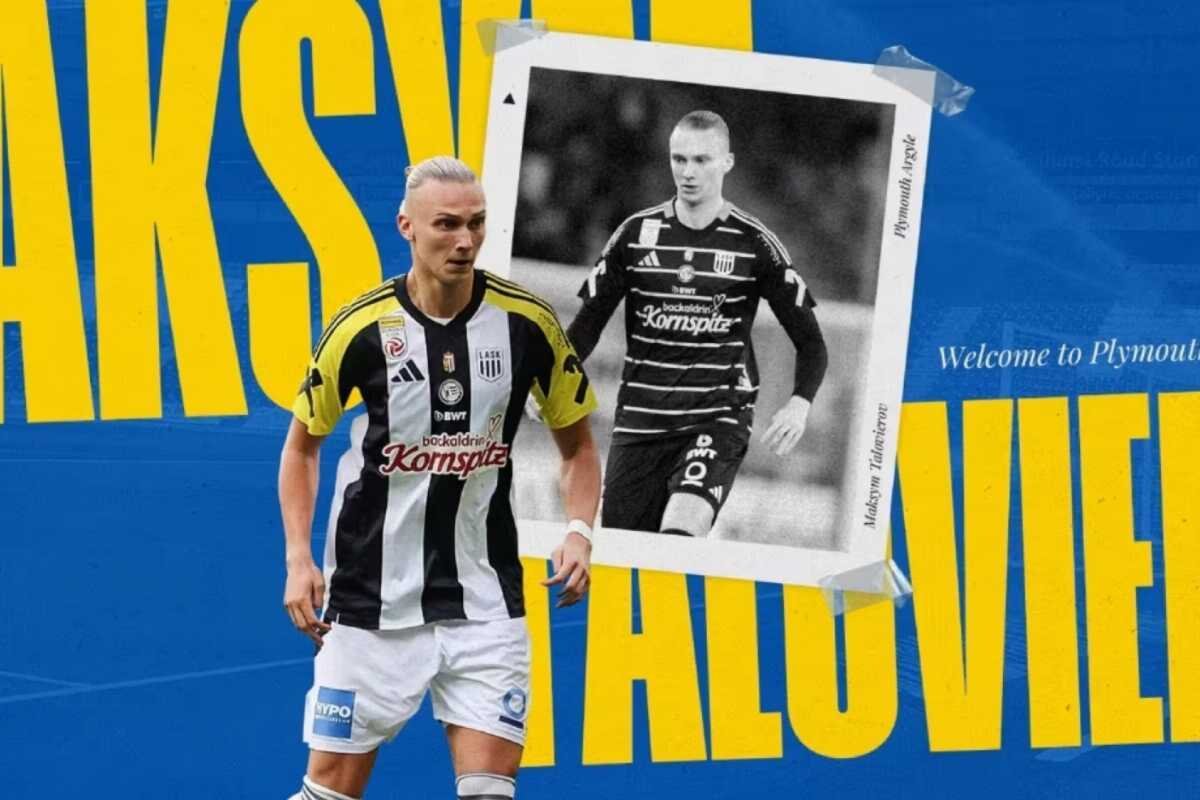 Plymouth Signe Maksym Taloverov pour un Montant Record - footboom1.com